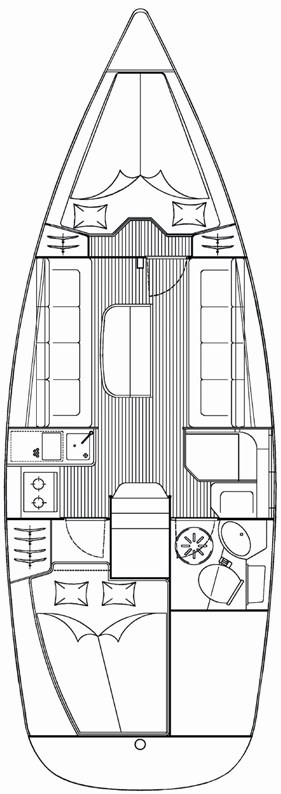 Bavaria 30 Cruiser - eine Yacht von Charterboote.de - Charterboote.de