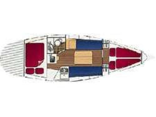 Hanse 300 - eine Yacht von Charterboote.de - Charterboote.de