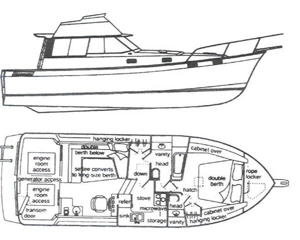 Bayliner 3888 - eine Yacht von Charterboote.de - Charterboote.de